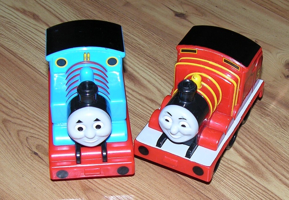 Thomas the Train and James Tomy Pull Back and Go Racers Lot of 2 | eBay