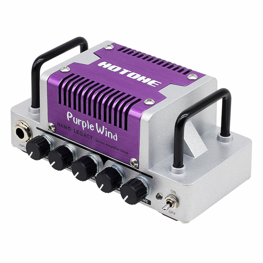 Hotone Nano Legacy Purple Wind 5 Watt Compact Guitar Amp Head 3-Band EQ ...