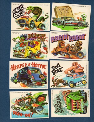 1980 Weird Wheels - YOU PICK ANY 8 STICKERS #12 thru 55. | eBay