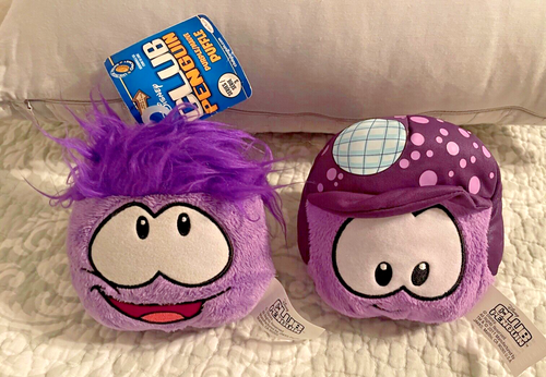 Disney Club Penguin Purple 5” Puffle Series 3 & Purple Violet Puffle 5 ...
