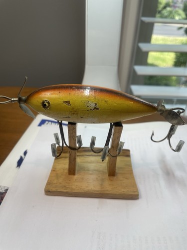Vintage South Bend Surf Oreno No.963 Rainbow Wood Fishing Lure - Glass ...