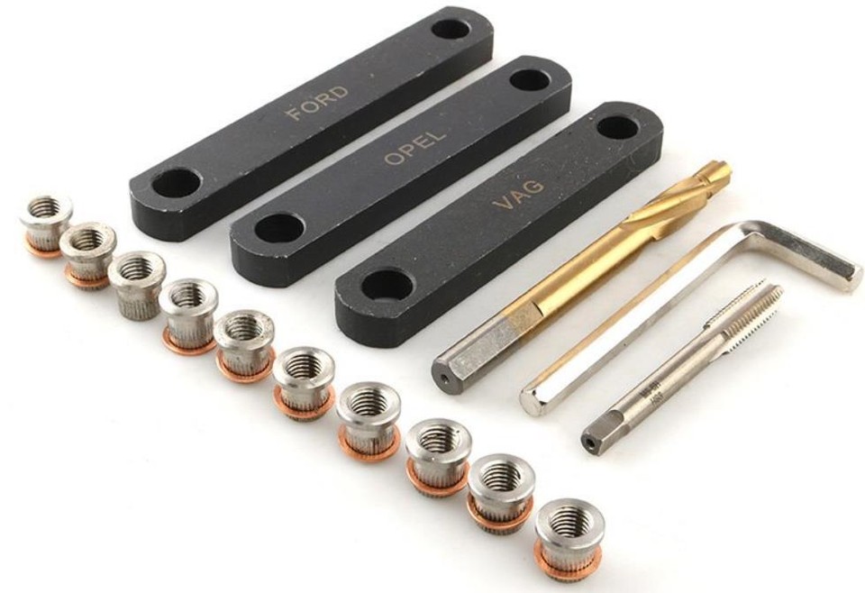 Brake Caliper Thread Repair Kit M9 F/Vw Golf Mk4 Ford Focus C-Max ...