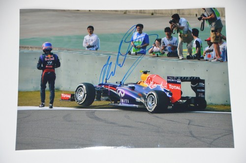 Mark Webber signed 20x30cm Foto , Autogramm / Autograph in Person | eBay.de