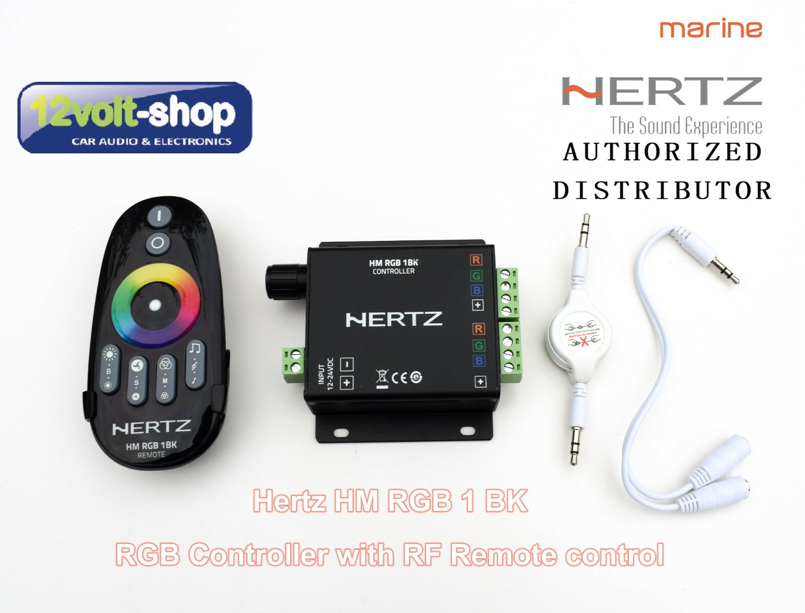 Hertz Marine HM RGB 1 BK RGB Controller with RF Remote control | eBay