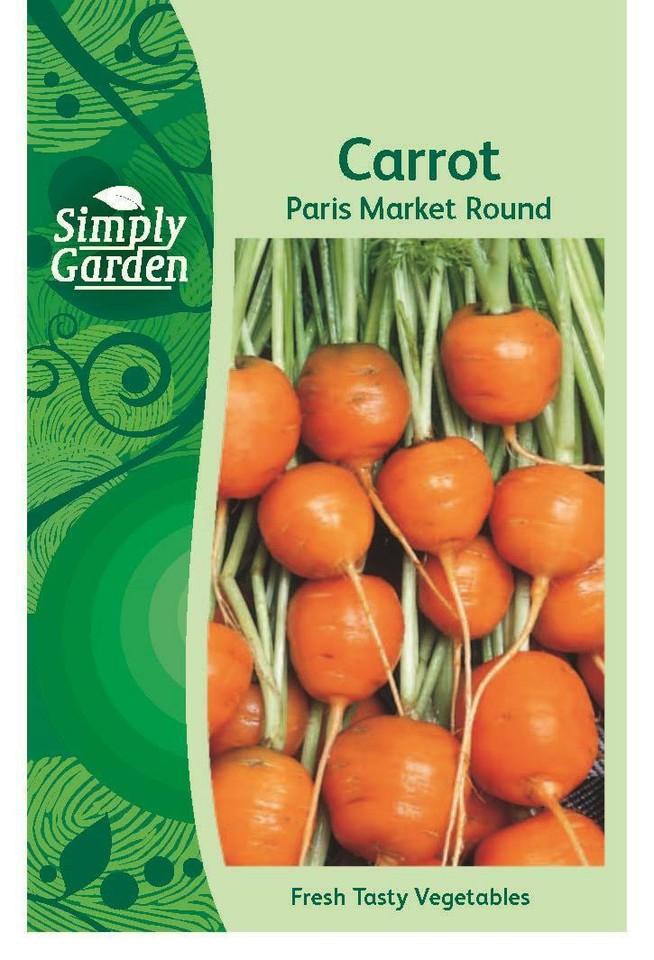 Round Carrot Seeds - Paris Market Round - 565 Vegetable Seeds | eBay UK