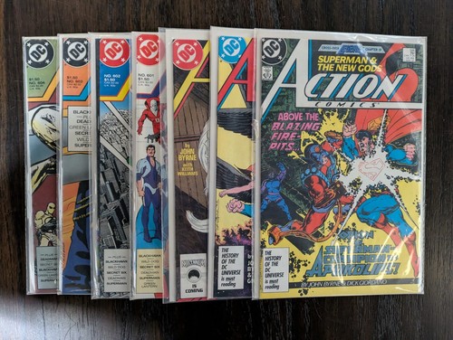 Action Comics #586 588 595 601 602 603 604 Lot of 7 DC Comics 1987 | eBay