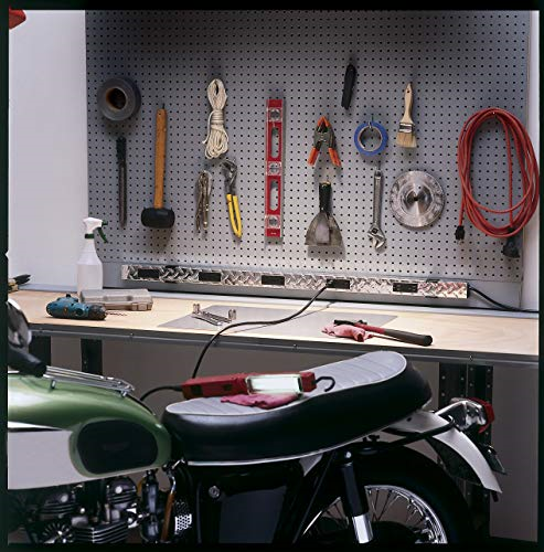 Wiremold PM48TC Plugmold Tough 4 Foot 10 Outlet Diamond Aluminum Power ...