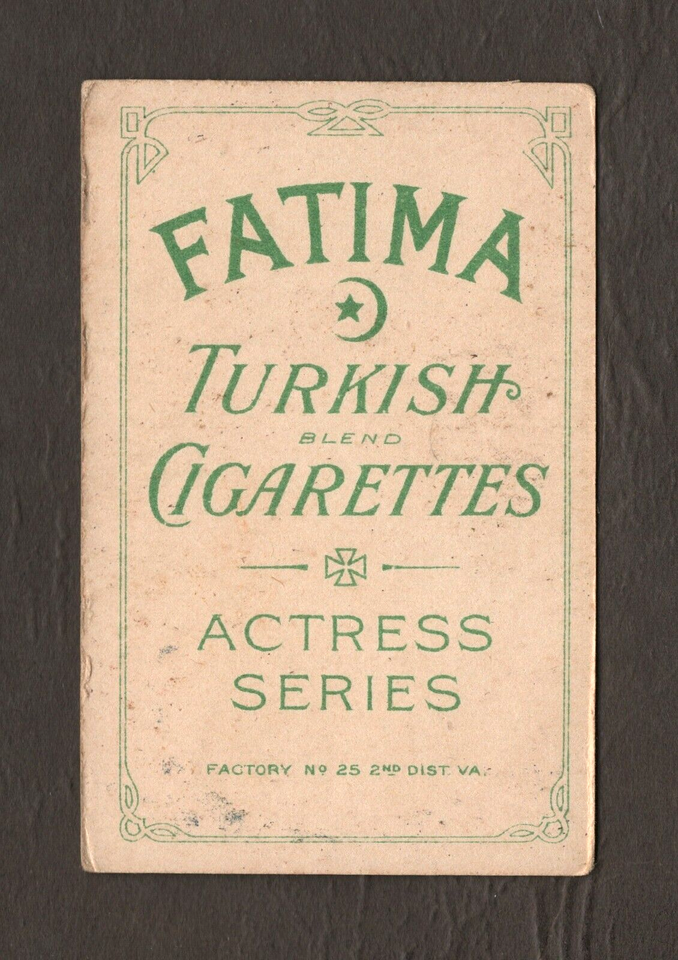 1909-10 Fatima Turkish Cigarettes Actress Series Trading Card – Julia ...