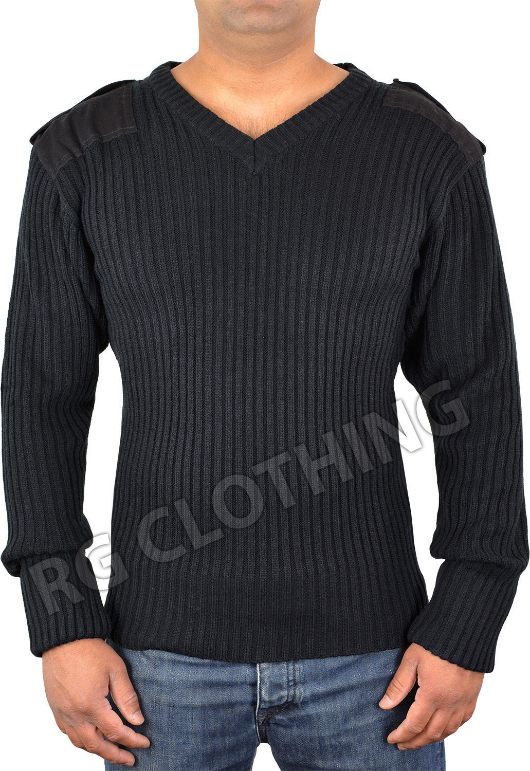 Men's Security Army Doorman Military Nato Jumper Black, Navy, Olive S ...