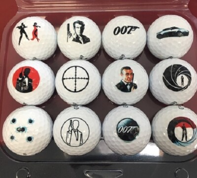 1 Dozen (James Bond 007 Collectors Logo's) Callaway Chrome Soft Mint ...