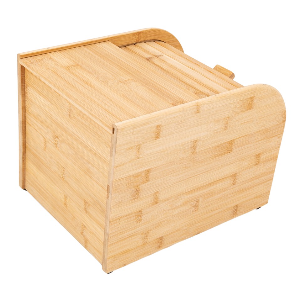 Bamboo Rice Storage Container Wood Color Rice Storage Container with ...