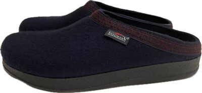 Stegmann Men's Wool Clogs Navy Poly Sole Size Men's 9 | eBay