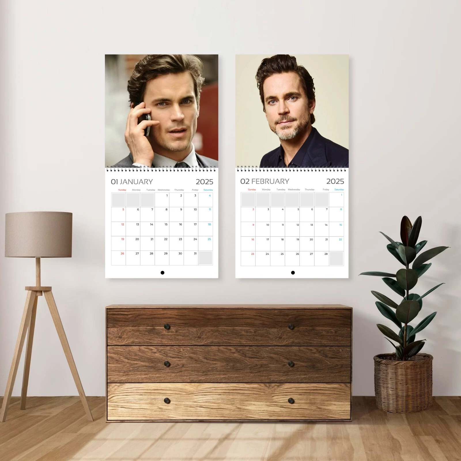 Matt Bomer 2025 TV Stars Calendar, 12-Month Actor Wall Calendar | ID ...