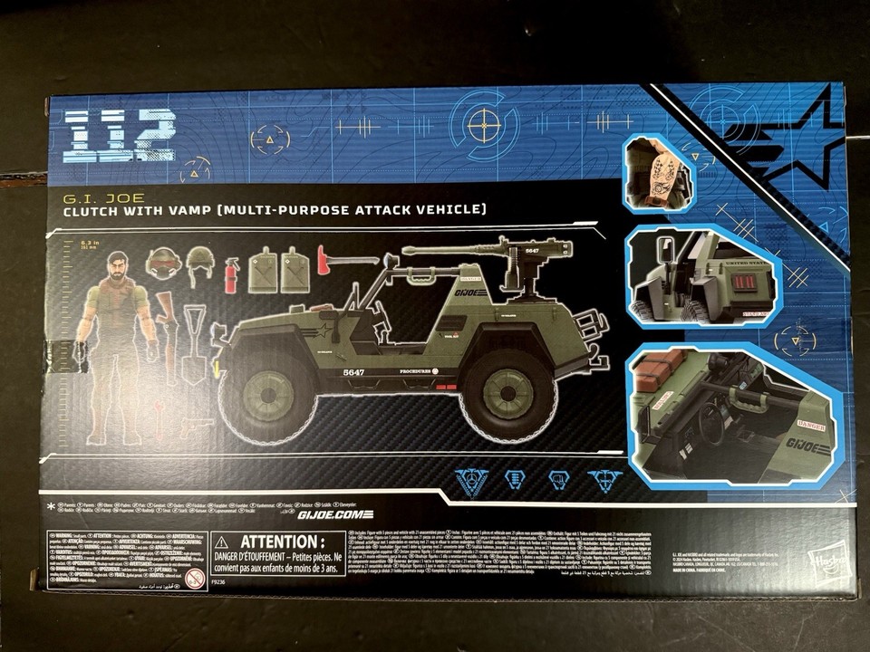 G.I. Joe Classified Series Vamp With Clutch (Sealed) Plus Upgrade Parts ...