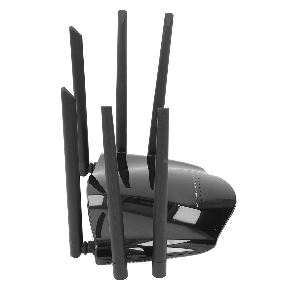 US Plug 4G LTE WiFi Router 6 Antennas 2.4GHz 5GHz Dual Band WiFi ...