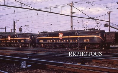 RR SLIDE PENNSYLVANIA PRR PASSENGER ACTION GG1 ELECTRIC LOCOMOTIVE ...