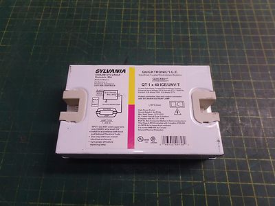 GENUINE SYLVANIA ICETRON QUICKTRONICE I.C.E QT 1X40 watt UNV-T BALLAST ...