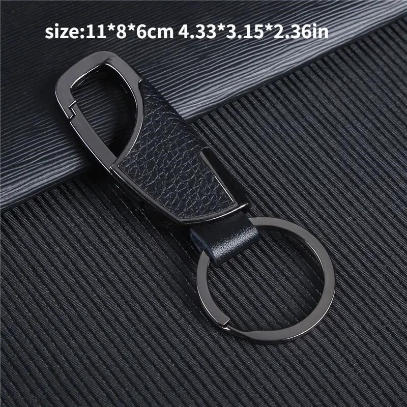 Luxury Leather Keychain: Stylish and Durable Key Holder for Men's Car ...