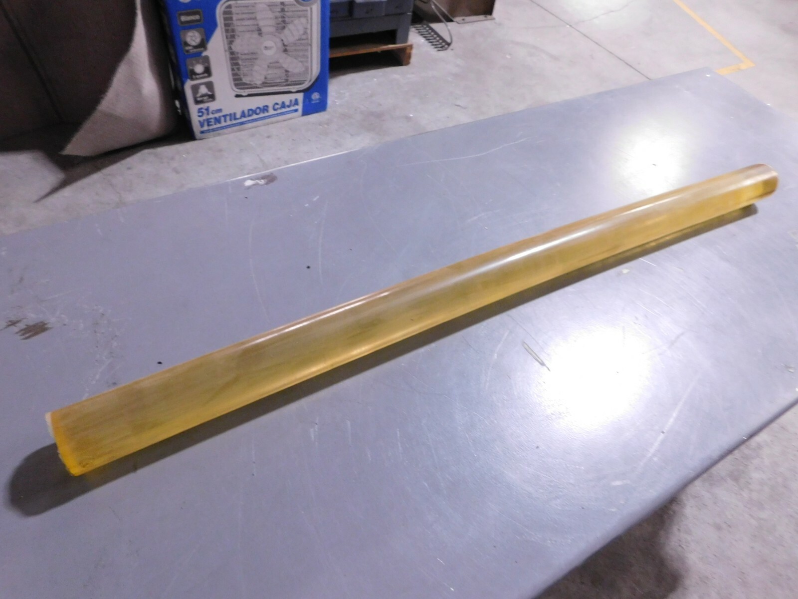 3 ft Long x 2-1/4 in Diameter Wide, Polyurethane Plastic Rod, 60A ...