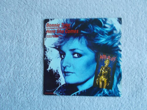 VINYL 45T SP--BONNIE TYLER-HERE SHE COMES | eBay