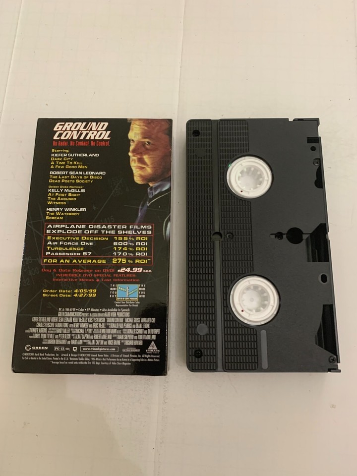 1998 Ground Control Promotional Screening VHS Video Tape Kiefer ...