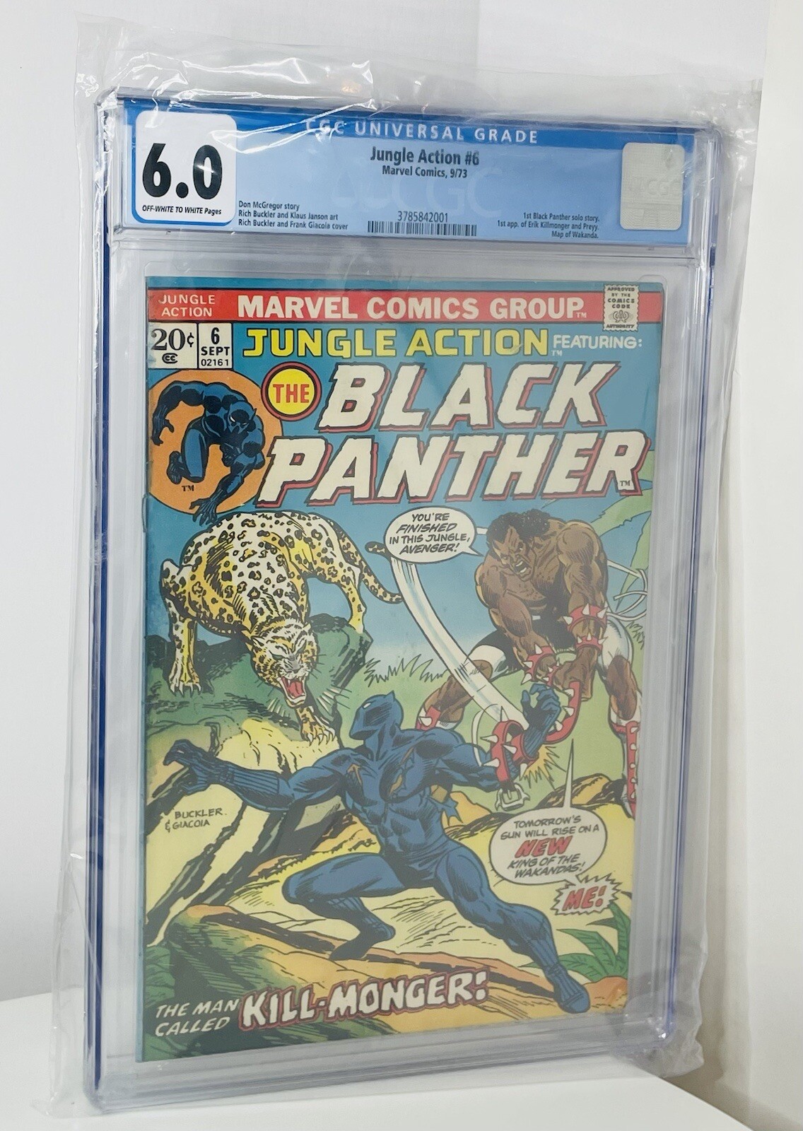 Jungle Action #6 CGC 6.0 First 1st Appearance Killmonger 1st Black ...