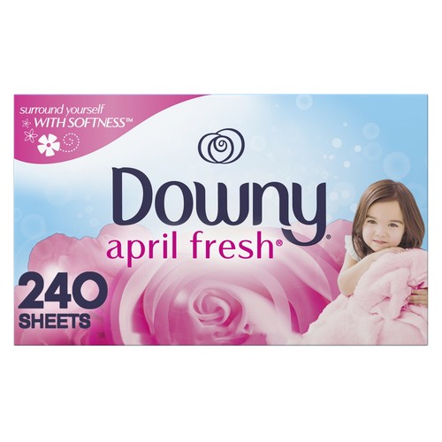 Downy Fabric Softener Dryer Sheets, April Fresh, 240 Ct Softens Fabrics ...