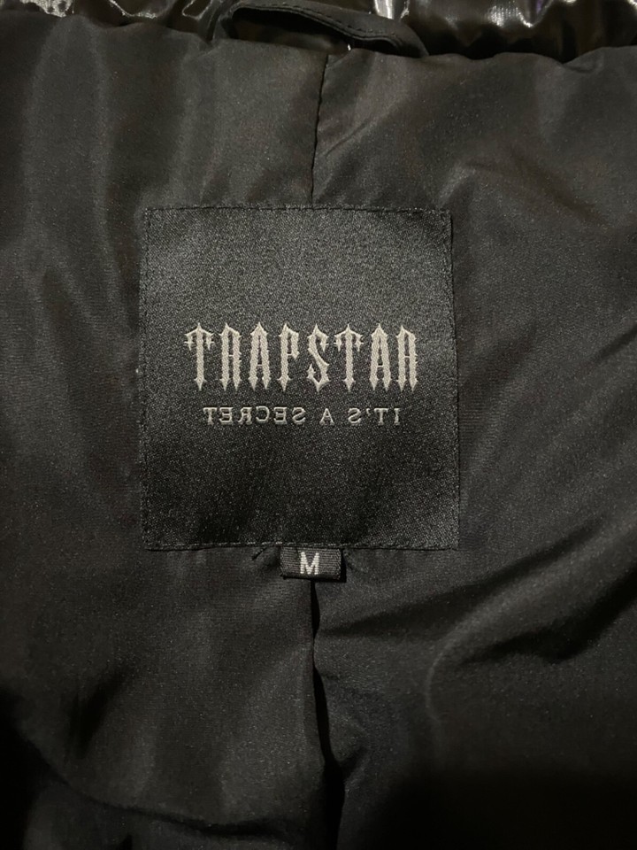 TRAPSTAR SHINY BLACK IRONGATE JACKET DETACHABLE HOOD | eBay