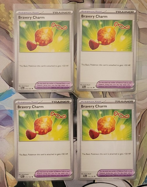 Pokémon TCG Bravery Charm Scarlet & Violet - Paldea Evolved 173/193 ...