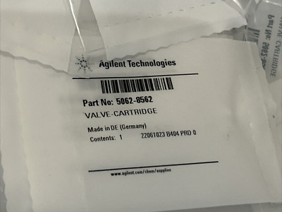 $288.00 Agilent 5062-8562 Cartridge For Active Inlet Valve . 1PCS ...