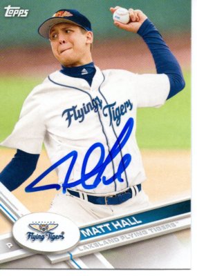 Matt Hall Lakeland Flying Tigers 2017 Topps Pro Debut Signed Card | eBay