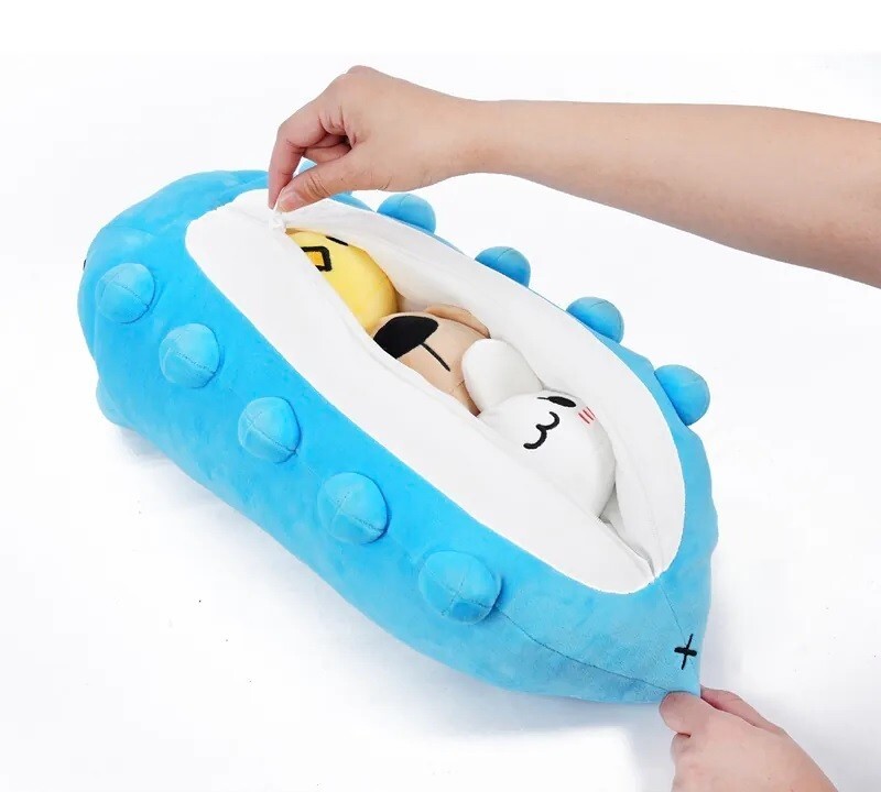 Bugcat Capoo X 7-11 storing friends in tummy plush doll 45cm (official ...