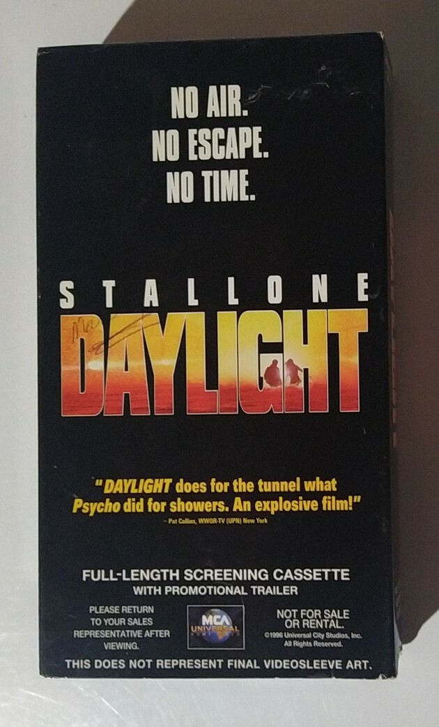 Daylight VHS VCR Video Tape Movie Sylvester Stallone full length ...