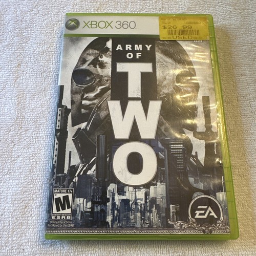 Army of Two (Microsoft Xbox 360, 2008) Clean Disc! Complete W/ Booklet ...