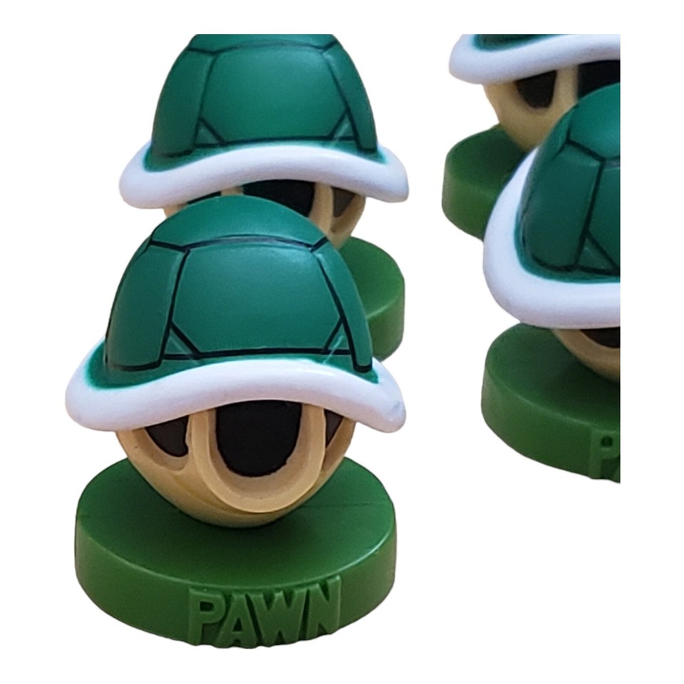 8 Super Mario Koopa Turtle Shell Chess Pieces Pawn or Cake Topper ...