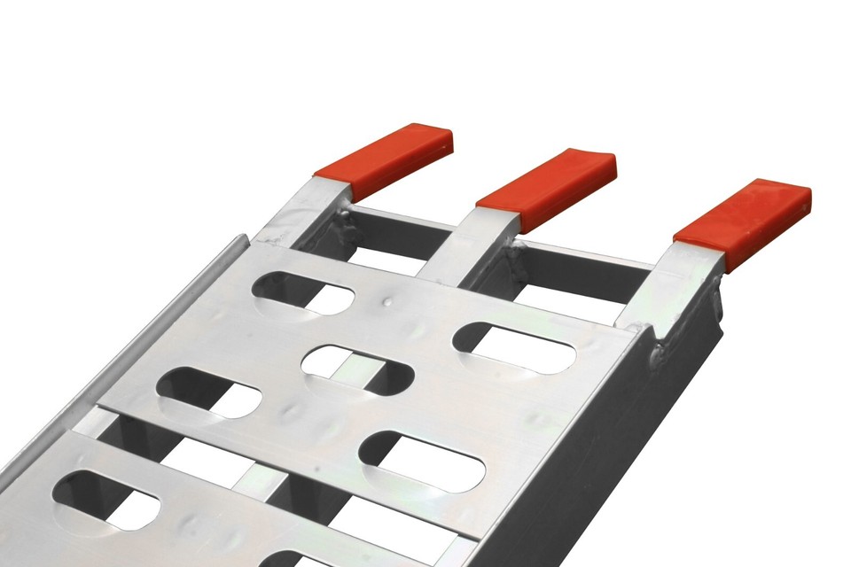 MOTORCYCLE MOTOCROSS MX BIKE ALUMINIUM FOLDING VAN TRAILER LOADING RAMP ...