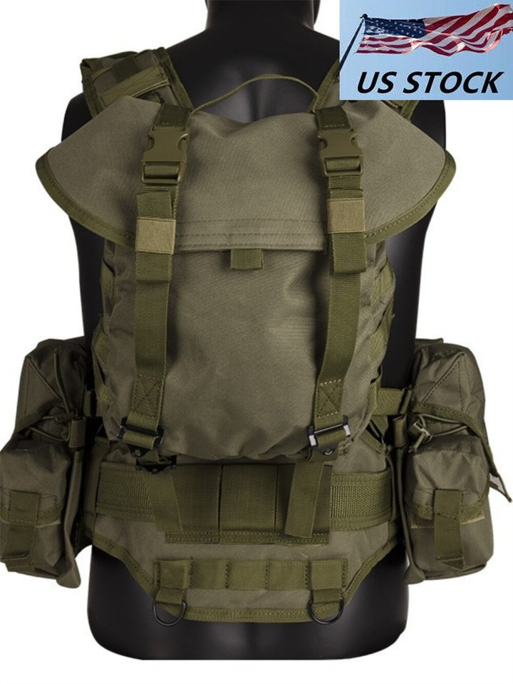 Russian SMERSH M1 Tactical Chest Rig Molle Advanced Tactical Green Set ...