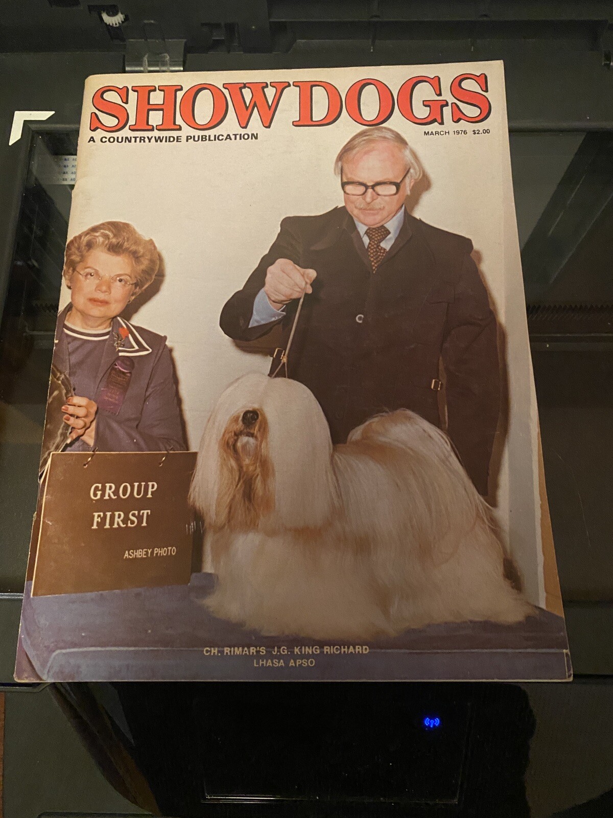 Show Dogs Vintage Magazine March 1976 Featuring King Richard Lhasa Apso ...