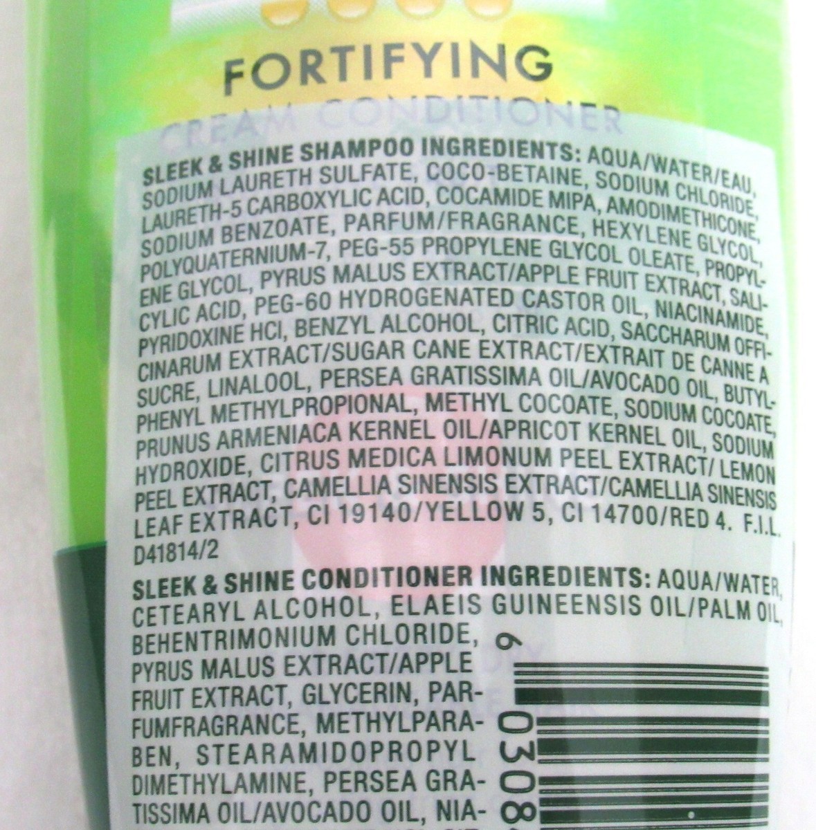 Garnier Fructis Shampoo Ingredients