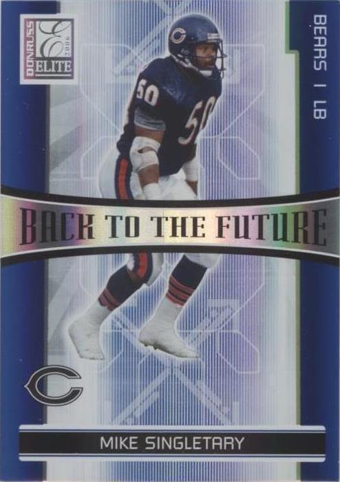 2006 Donruss Elite - Back to the Future Brian Urlacher, Mike Singletary ...