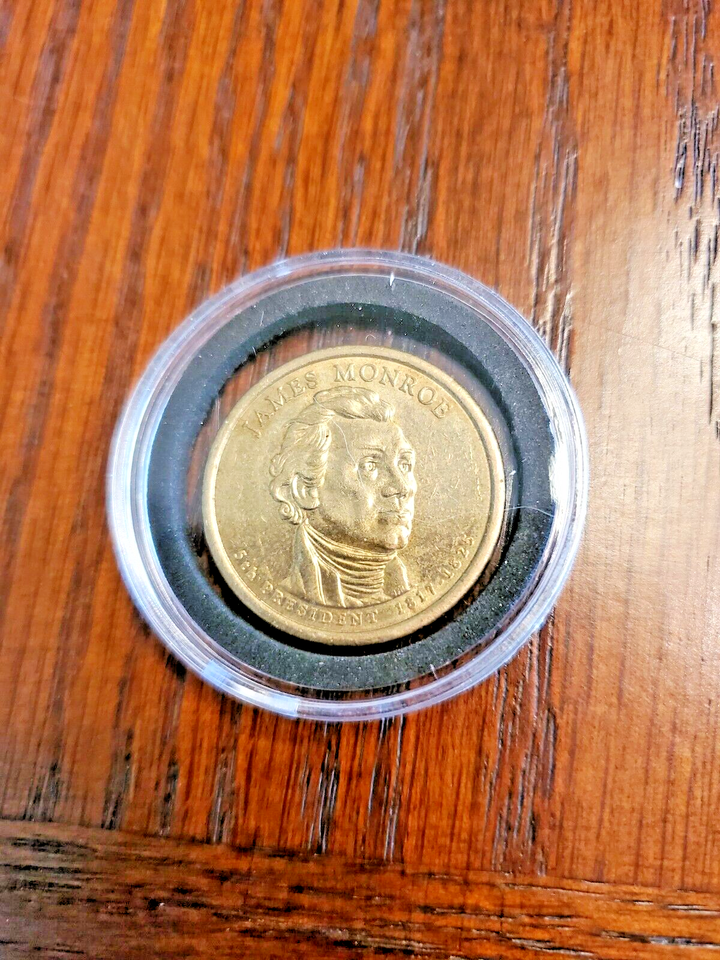 2008 D RARE James Monroe Presidential golden Dollar Gold Coin | eBay