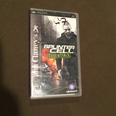 Sony PlayStation PSP Video Game Tom Clancy's Splinter Cell Essentials ...