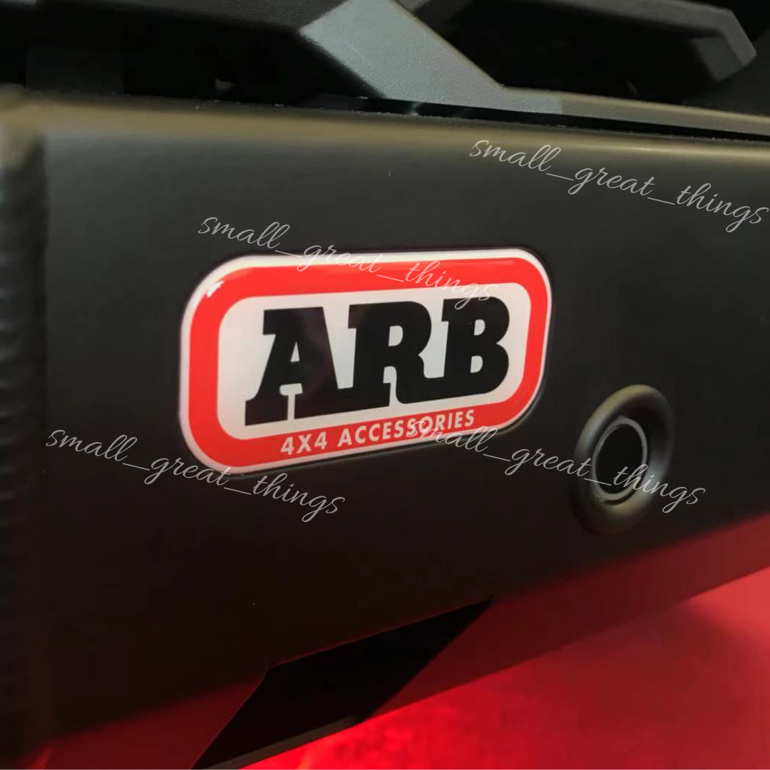 ARB Domed Decal Sticker Badge Bubble Resin 95x45mm Deluxe Bull Bar ...