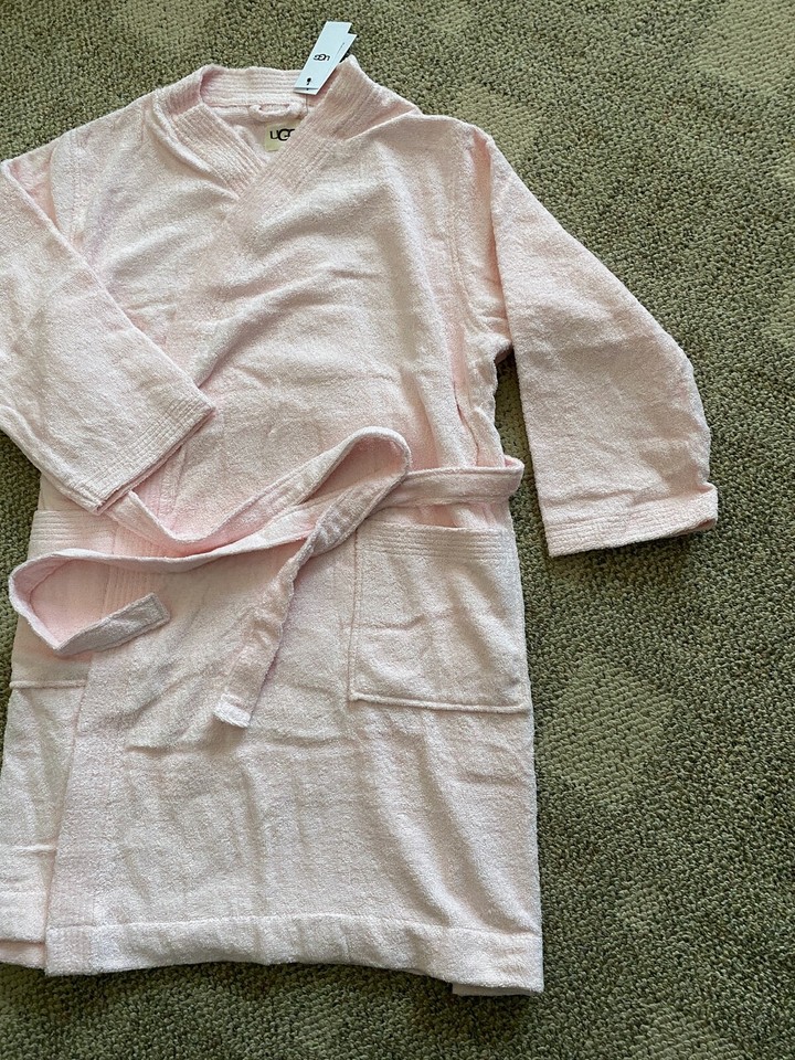 UGG Bath Robe Lorie Terry Wrap Terrycloth 100% Cotton Women's Plus Size ...