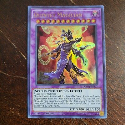 Yugioh Quintet Magician Ultra Rare GFP2 1st Edition NM | eBay