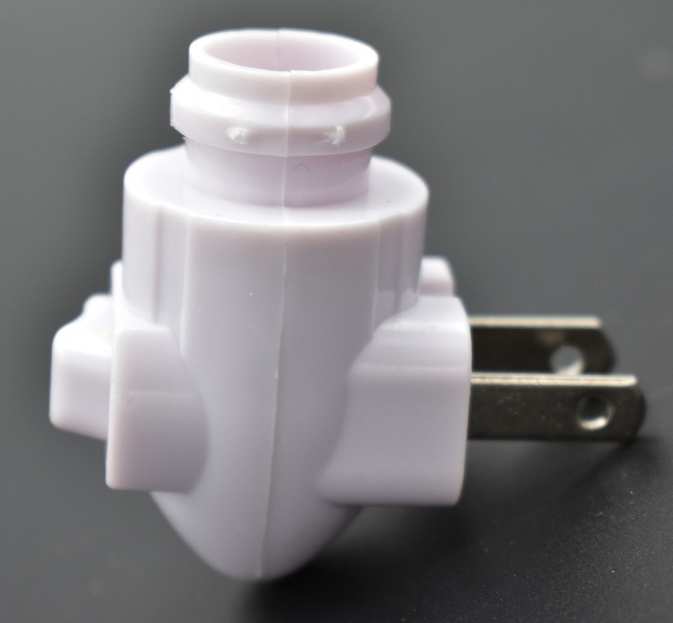 2-Pack: Night Light Base / Socket / Plug - Standard On/Off Switch DIY ...