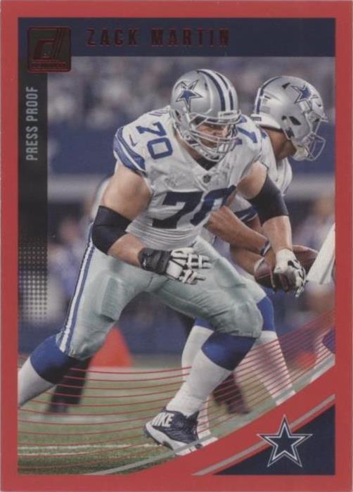 2018 Panini Donruss - Zack Martin #77 Press Proof Red for sale online ...