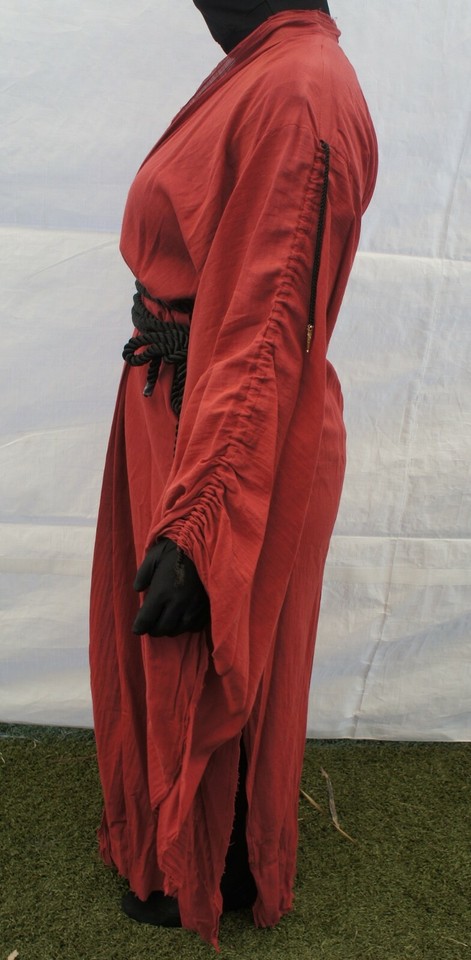 Medieval Occult Sheer Ritual Robe Halloween Witch Larp pagan Martial ...