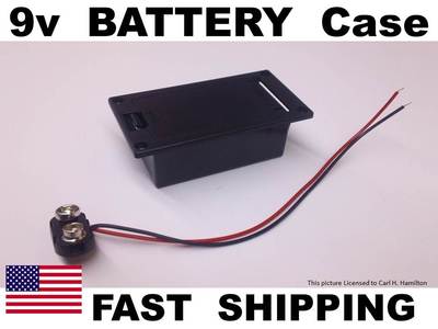 Active Guitar Bass Pickups 9v Battery Holder Case Box 9 volt ...