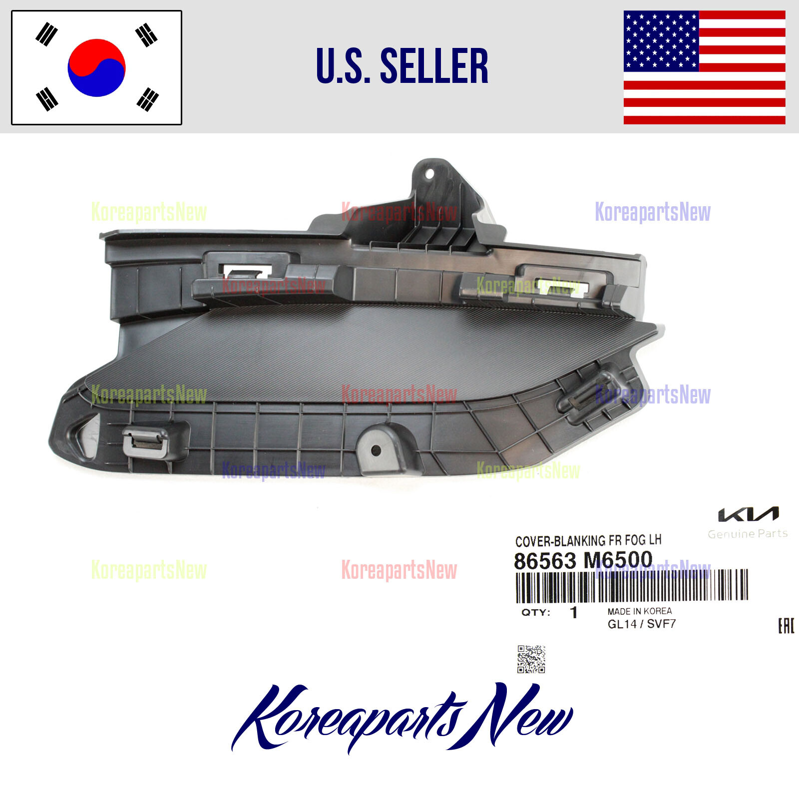 Genuine Kia Fog Light Cover 86563-M7500 for sale online | eBay